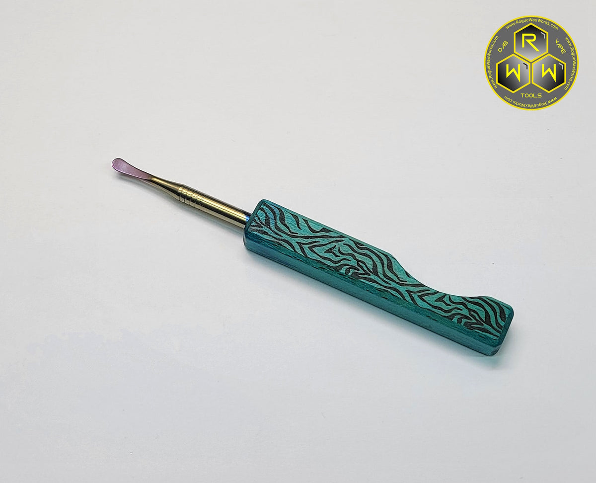 SC06 Green Rectangle Handle Titanium Tip Dab Tool – TRWW